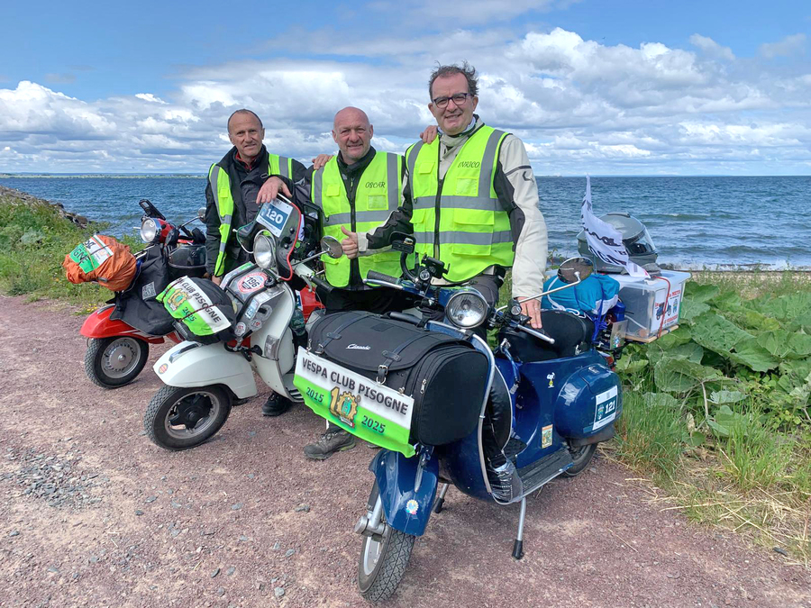 Enrico, Mario e Oscar da Pisogne a Capo Nord in Vespa - Prima la ...